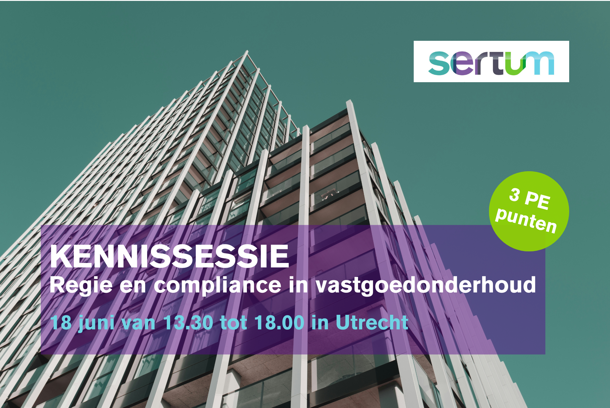 Kennissessie regie en compliance in vastgoedonderhoud - Sertum